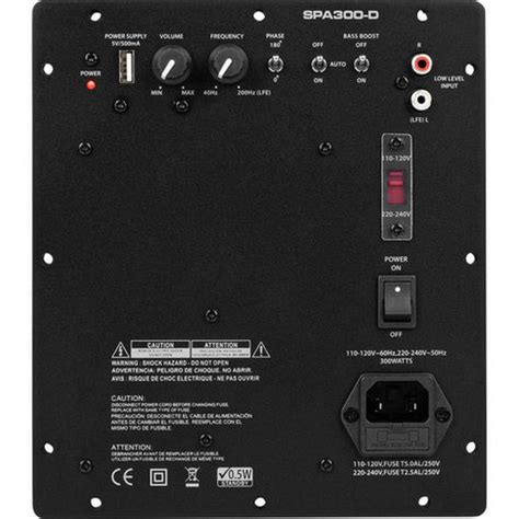 300w Subwoofer Plate Amplifier Dayton Audio