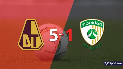 Tolima Vs La Equidad En Vivo Seguí El Partido Minuto A Minuto Tyc