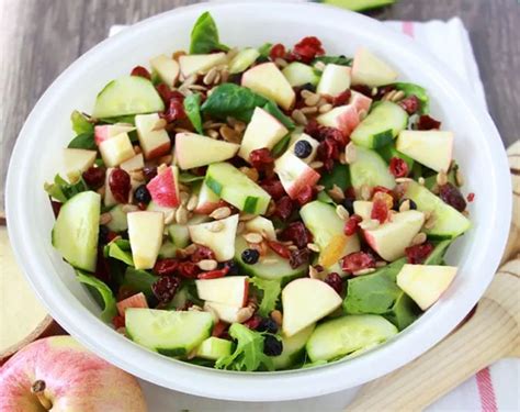 Apple Cucumber Tossed Salad Cooking With Ruthie