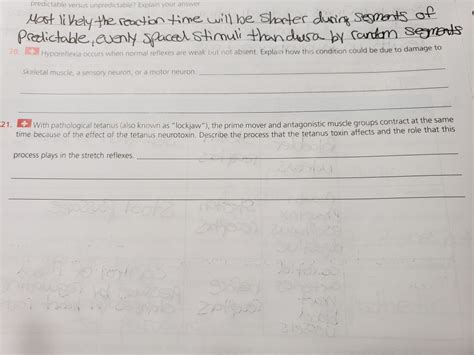 Solved Predictable Versus Unpredictable Explain Your Answer
