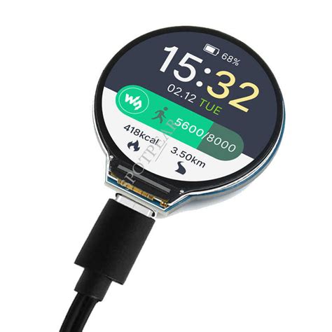 Raspberry ☆ Pi Pico Rp2040 Development Board Onboard 1 28inch Round Touch Lcd Display Screen