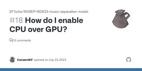 how do i enable cpu over gpu · issue 18 · zfturbo mvsep mdx23 music