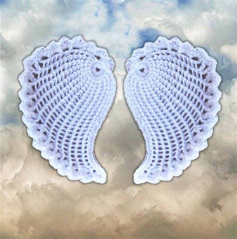 Angel Wings Crochet Pattern Deen Pdf Wings Ecological Pair Of Wings