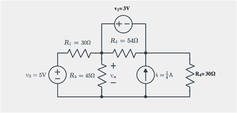 Solved Use The Supernode Methodology To Solve The Circuit Chegg
