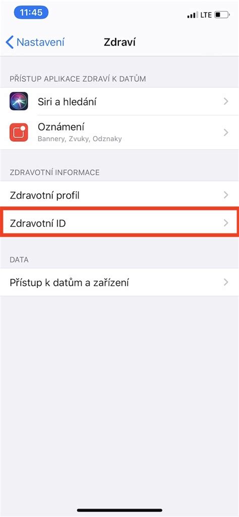 Jak na iPhonu nastavit Zdravotní ID Jablíčkář cz