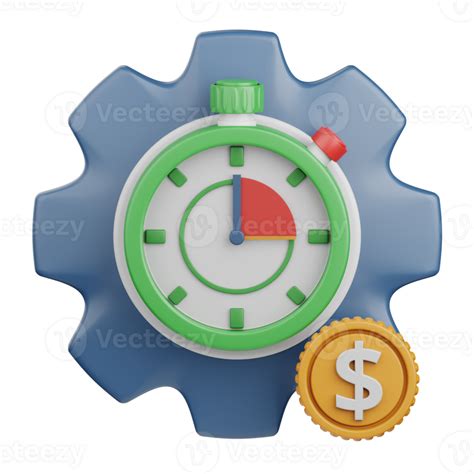 3d Rendering Time Management Isolated Useful For Business Analytics
