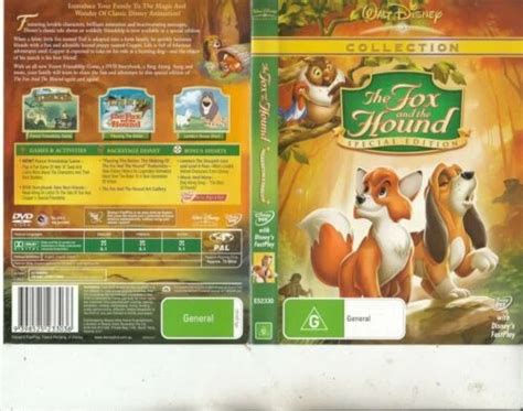 The Fox And The Hound 1981 Walt Disney Collection Movie Dvd £1449
