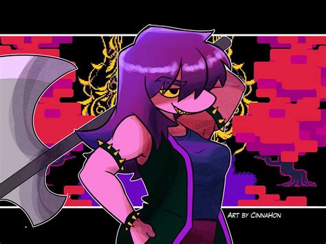 Deltarune Rude Susie By Xcinnahon On Deviantart