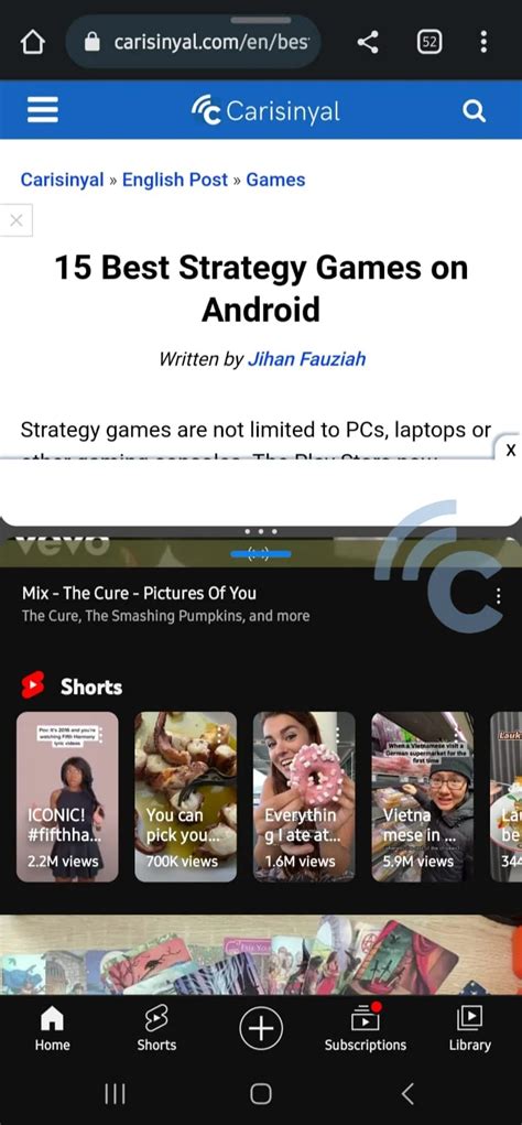 Cara Mengaktifkan Fitur Split Screen Di Hp Samsung