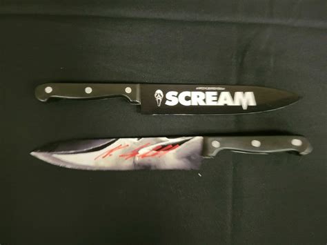 Neve Campbell Autographed Scream Knife Custom Ghostface Signed Rare