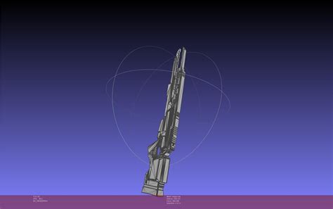 Murder Drones Uzi Railgun Basic Model 3d Model Cgtrader