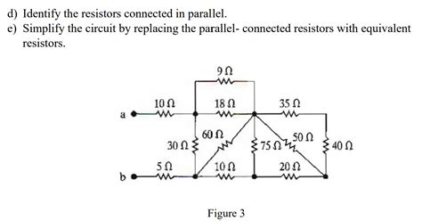 Solved A Identify The Resistors Connected In Parallel B Chegg