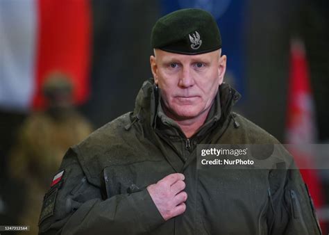Major General Slawomir Drumowicz Seen During Polish Pm Mateusz News