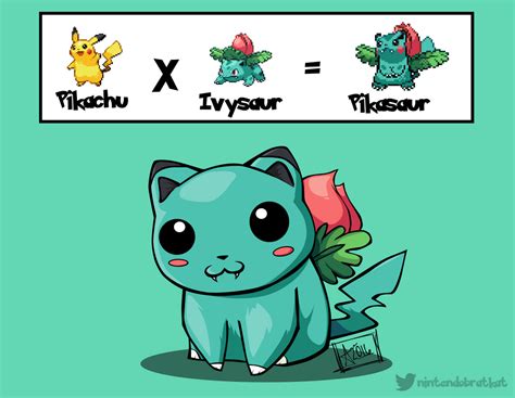 Pikasaur Pikachu Ivysaur R Pokemonfusions