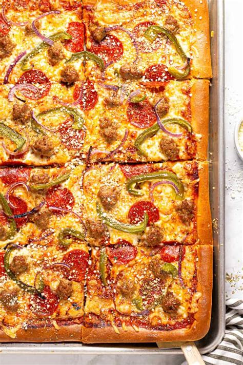 Sheet Pan Pizza Midwest Foodie