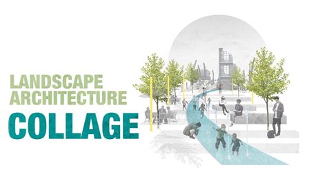 How To Collage In Landscape Architecture Without Sketchup Youtube