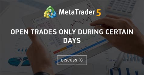 Open Trades Only During Certain Days Profit Trading Mql4 And