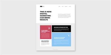 Sitio De 4 Secciones Con Css Grid Irina Delgado
