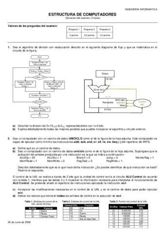 Examen Junio 2009 Preguntas Pdf