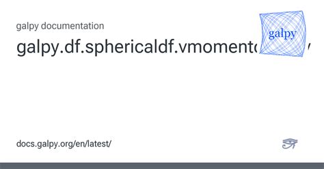 galpy df sphericaldf vmomentdensity — galpy v1 11 1 dev0 documentation