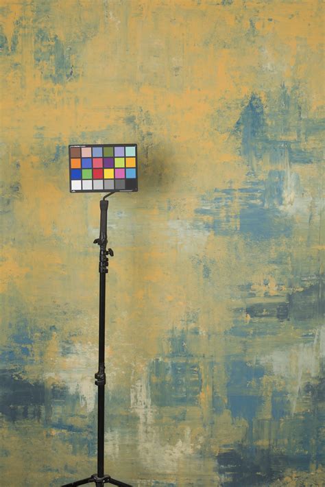 11346 Ochre Blue Strong Text L Gravitybackdrops