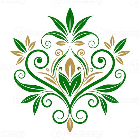 Page 3 Gold Floral Pattern Pngs For Free Download