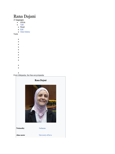 Rana Dajani Pdf Social Science Wellness
