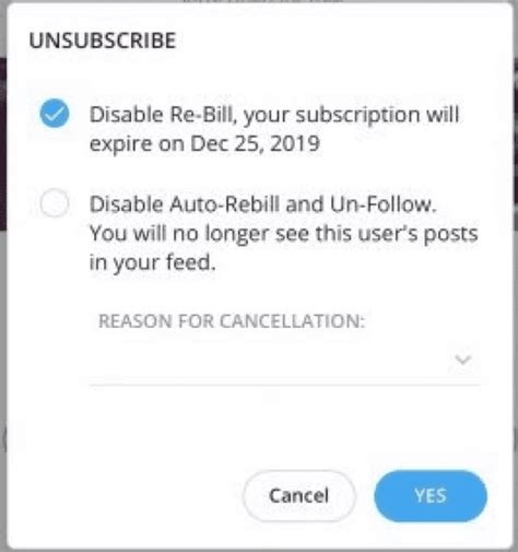 How To Cancel OnlyFans Subscription VPN Unlimited