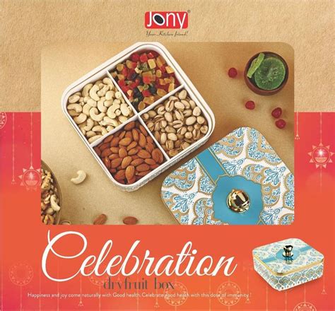Dry Fruit Containers With Lid And Serving Tray Dry Fruit Box For Serving