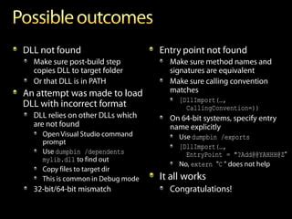 Unmanaged Parallelization Via P Invoke PPT