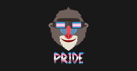 Baboon Transgender Flag Lgbt Baboon Transgender T Shirt Teepublic