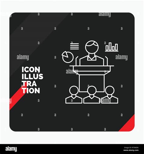 Red And Black Creative Presentation Background For Business Conference