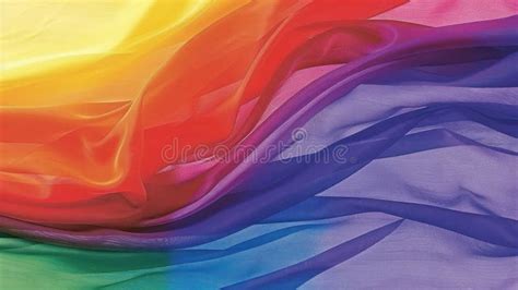 A Vibrant Representation Of A Rainbow Flag Symbolizing Lgbtq Pride