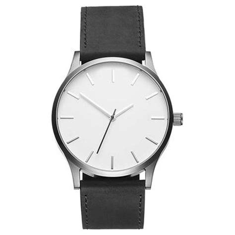 Leather Strap Quartz Watch
