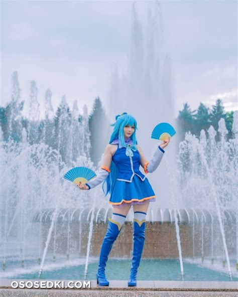 Model Tsuki Desu Tsukides In Cosplay Aqua From Konosuba 56 Leaked