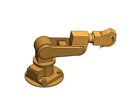 Robotic Arm Final Assembly Download Free 3d Model By Karanshah Cad