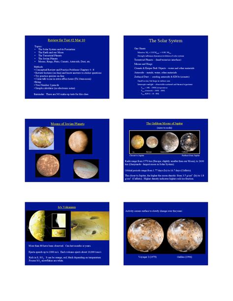 The Solar System Lecture Slides Introduction To Astronomy Astr
