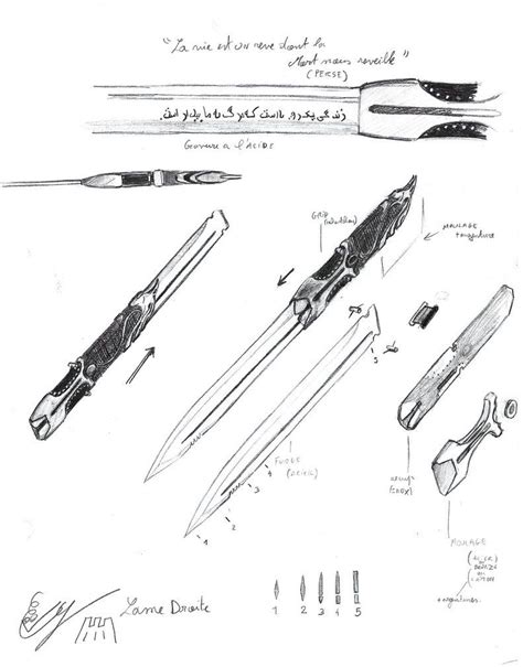Hidden Blade Alternate Design Schematics