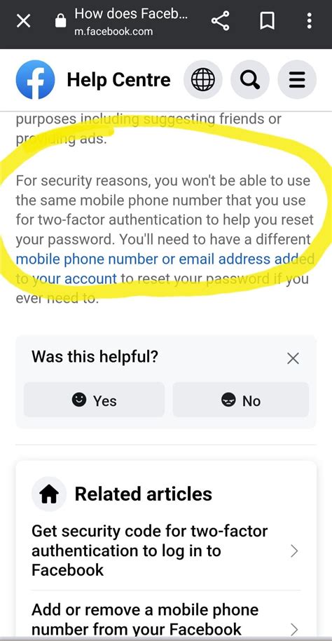 Cannot Get Facebook Password Reset Code On My Phone Number Rfacebook