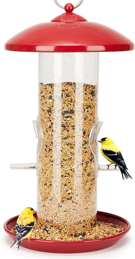 Bird Quest Sbf3r 17 Spiral Seed Bird Feeder Red Wild
