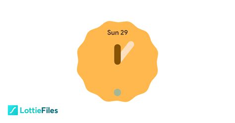 Android 12 Clock Widget On Lottiefiles Free Lottie Animation