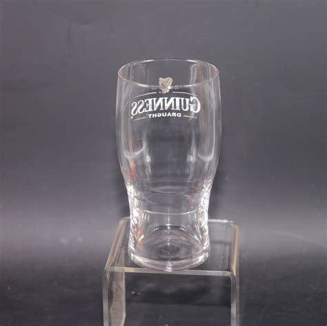 Guinness Draught Harp Pint Glass Etched Glass Branding T For Him T For Dad