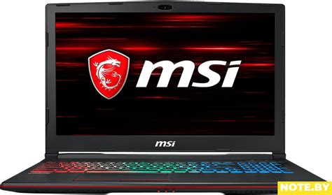 Игровой ноутбук MSI GP63 8RE-470RU купить в интернет-магазине Note.by