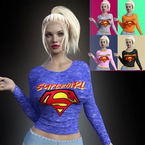 Dforce Full Sleeve Tshirt G8F G8 1F Daz Content By Matteoio