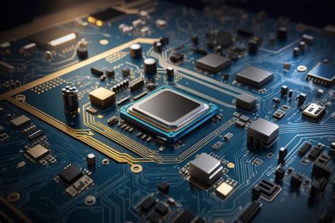 Premium Ai Image Technology Circuit Processor Innovation Network Concept