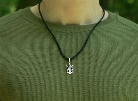 Срібний кулон Тризуб Dadiverin Jewelry