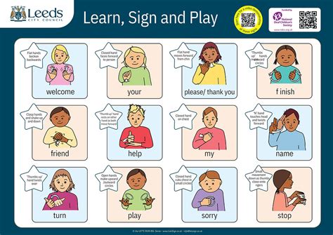Sign Language Boards For Playgrounds