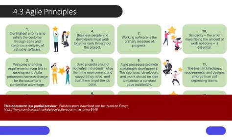 Agile Scrum Mastering PPT Slide Deck