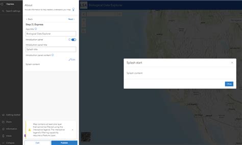 Instant App Add Splash Screen Or Disclaimer Esri Community