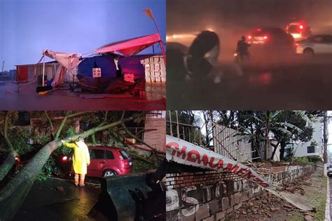Ciclone Deixa Rastro De Destruição No Oeste De Sc Veja Imagens